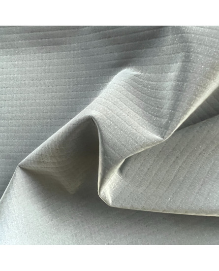 1TISELTX03AGBC - REFLECTIVE TEXTURIXED 03 stretch Lycra in color SILVER